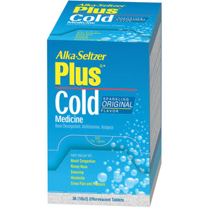 ALKA-SELTZER 2 Tablet Plus Cold Tablets 18Ct | Fastenal