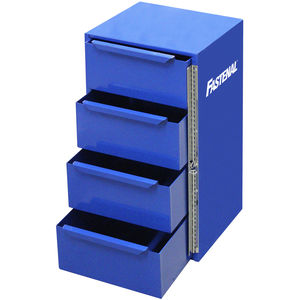 14" 4 Drawer Assemebled Blue Welded Steel Cabinet | Fastenal