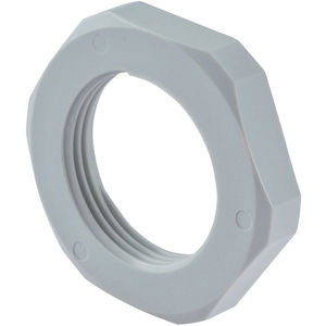 3/4" NPT 0.280" Gray Nylon Standard Strain Relief Lock Nut | Fastenal