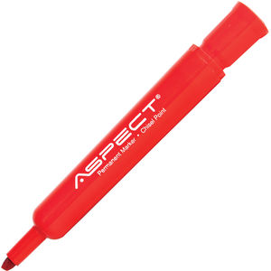 Red Chisel Tip Aspect® Permanent Marker | Fastenal