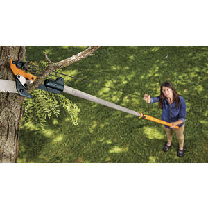 Fiskars 7' - 14' Power-Lever Extendable Pole Saw & Pruner | Fastenal