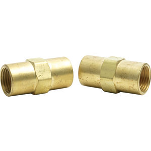 AW430 B Size CGA032 RH Fem/Fem Inert Gas Brass Hose Coupler | Fastenal