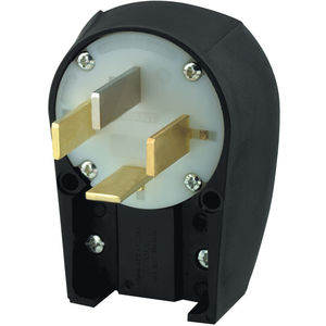 60A 120V / 208V AC - 3 Phase Y 4P 4W NEMA 18-60 Black Straight Blade ...