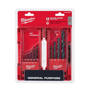 14-Piece Thunderbolt® Black Oxide Drill Bit Set | Fastenal
