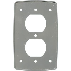 16-in-1 Clear / Gray Polycarbonate Weatherproof Knockout Cover | Fastenal