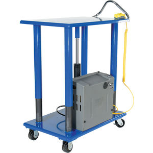 24"W x 36"L 36"-54"H 2000lb-WLL Steel DC Power HD Powered Post Table ...