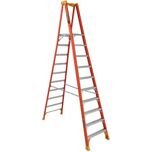 10' Type 1A 300lb Capacity 10-Step Fiberglass Louisville ProTop ...