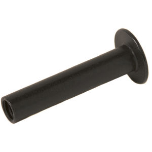 13/64" x 3/8" Black Anodized Aluminum Smooth Truss Head Binding Post w ...