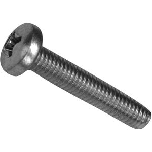 #4-40 x 1/4" Phillips Drive Pan Head Zinc Finish Steel Thread Rolling ...