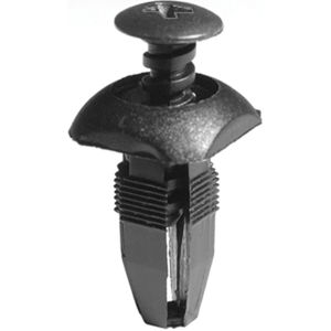 21/32" Stem Length Black Push Type Retainer | Fastenal