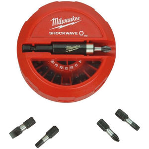 22Pc Milwaukee® Shockwave™ Driver Bit Set | Fastenal