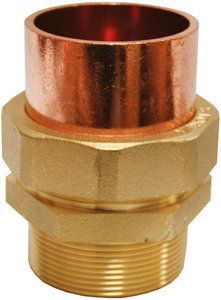 2" C x 2" NPT Male Cast Copper Pipe Union | Fastenal