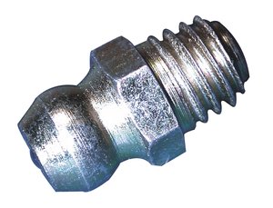 DynaFlo® M6-1 Straight Steel Zinc Metric Grease fitting With Ball Check ...