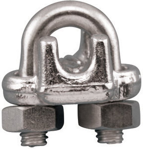 1/4" 316 NM Stainless Steel Forged Standard Lock Wire Rope Clip | Fastenal