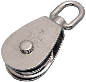 2" 304/316 Stainless Steel Swivel Block With Wire Rope Sheave | Fastenal