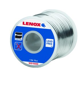 WS15031 LENOX Rosin Core Lead Free Solder 1/16" 1/4# Spool | Fastenal