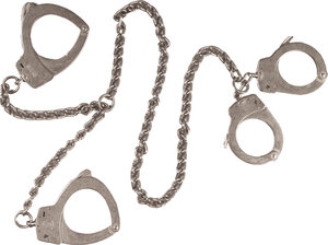 Heavy Duty Leg Iron & Hand Cuff Detainee Transport Restraint | Fastenal