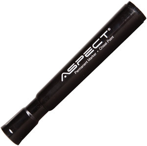 Black Chisel Tip Aspect® Permanent Marker | Fastenal