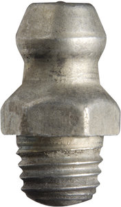 1/4"-28 Straight Steel Zinc Self-Tapping Grease fitting With Ball Check ...